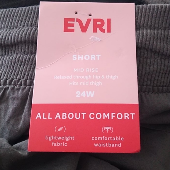 EVRI | Shorts | Evri Soft Utility Plus Size Shorts 22w24w | Poshmark